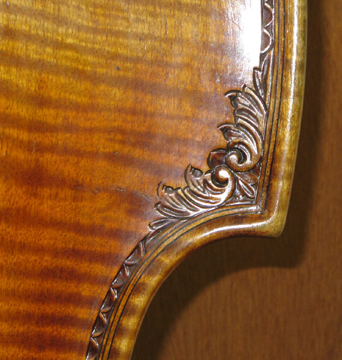Details of the fully Handcarved Engravings featured on Pollmann Basses ...