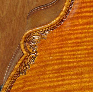 Details of the fully Handcarved Engravings featured on Pollmann Basses ...